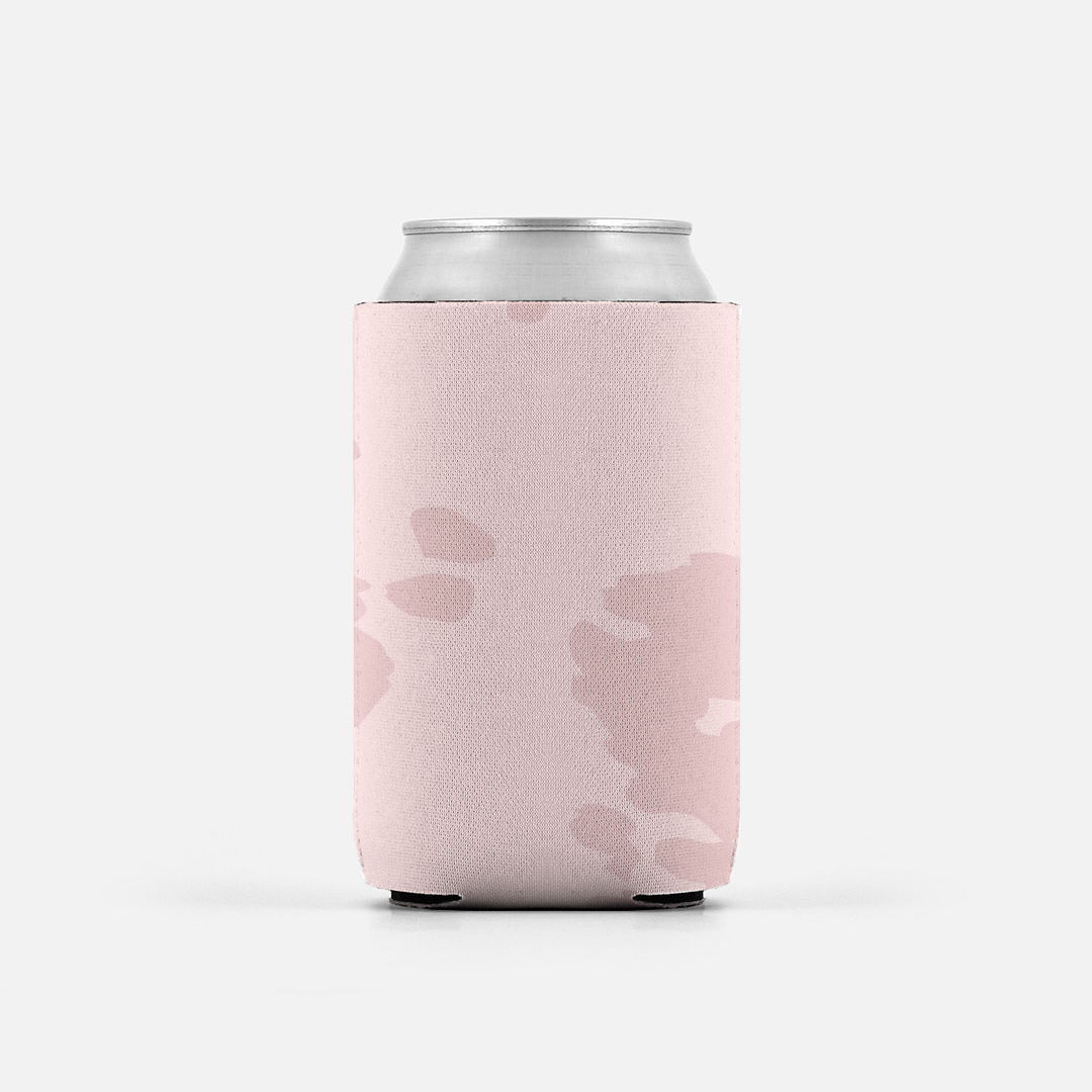 Raspberry Cow Print Cowhide Koozie – Saint Caitlin